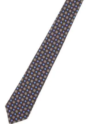 Kiton Micro Pattern Silk Tie