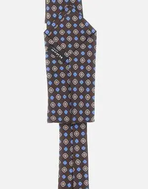 Kiton Micro Pattern Silk Tie