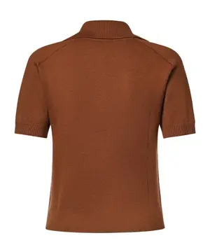Magda Butrym Buttoned Short-sleeve Knitted Top
