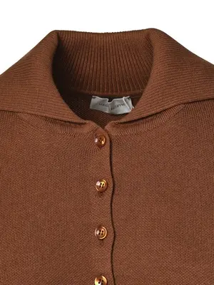 Magda Butrym Buttoned Short-sleeve Knitted Top