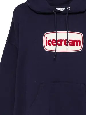 ICECREAM Logo-print Drawstring Hoodie