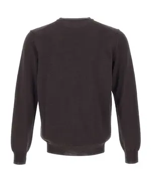 KANGRA Crew-neck Ribbed-trim Sweater