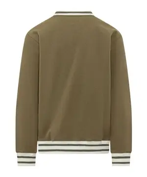 Drole De Monsieur Drôle De Slogan Trim Sweatshirt