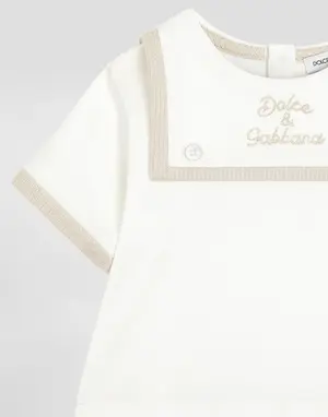 Dolce & Gabbana Logo-embroidered Romper