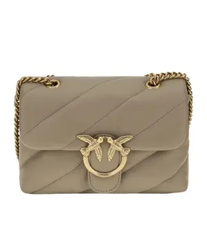 Pinko Love Mini Puff Shoulder Bag - Brown