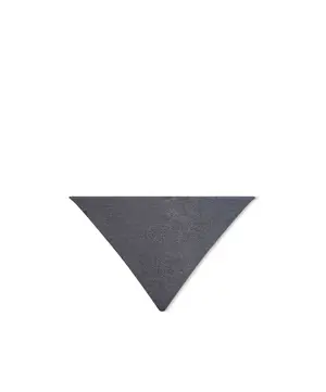 Brunello Cucinelli Knitted Triangle Scarf - Gray