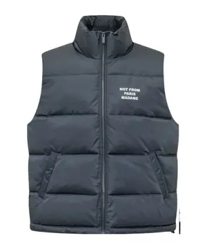 Drole De Monsieur Sleeveless Vest - Black