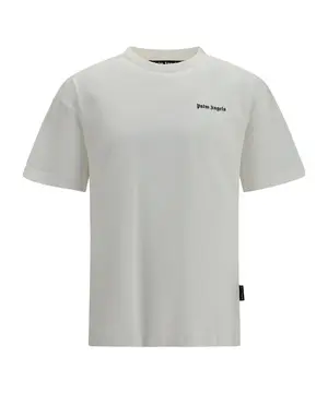 Palm Angels Logo-print Cotton T-shirt - White