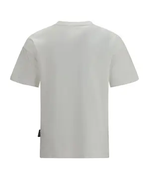 Palm Angels Logo-print Cotton T-shirt - White