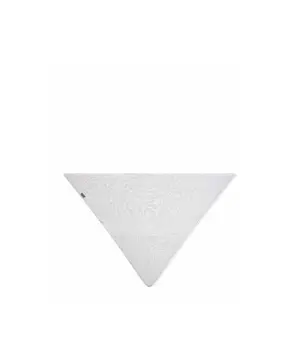 Brunello Cucinelli Monili Trim Triangle Scarf - White