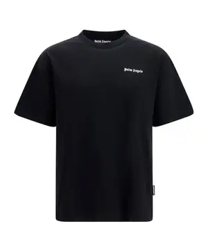 Palm Angels Logo-print Cotton T-shirt - Black