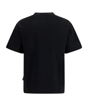 Palm Angels Logo-print Cotton T-shirt - Black