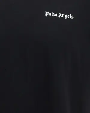 Palm Angels Logo-print Cotton T-shirt - Black