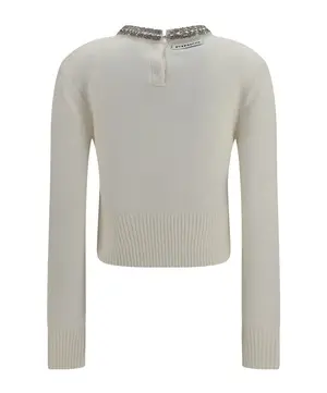 Pinko Neck Embellished Jumper