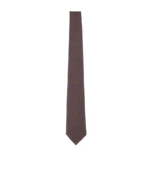 Kiton Micro Floral Seven-fold Tie