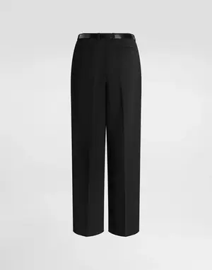 Dolce & Gabbana Wool Gabardine Trousers