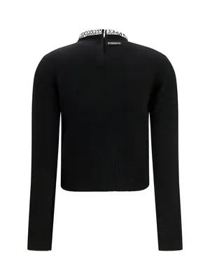 Pinko Neck Embellished Jumper