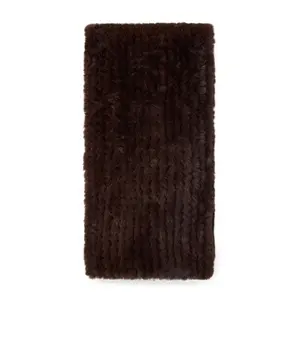Pinko Faux-fur Fringed Scarf