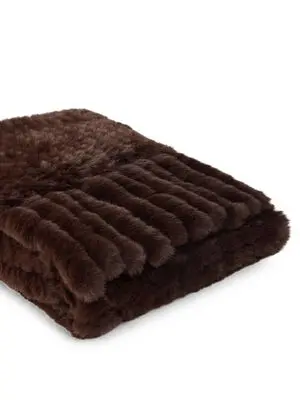Pinko Faux-fur Fringed Scarf