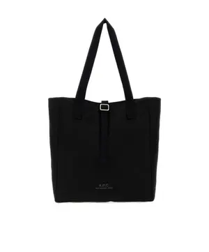 A.p.c. Archive Strap Detail Tote Bag - Black