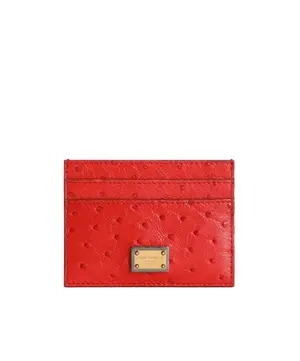 Dolce & Gabbana Rectangular Card Holder - Red