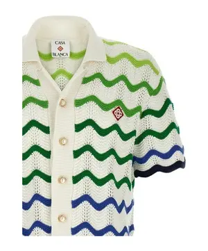Casablanca Wave Knit Shirt
