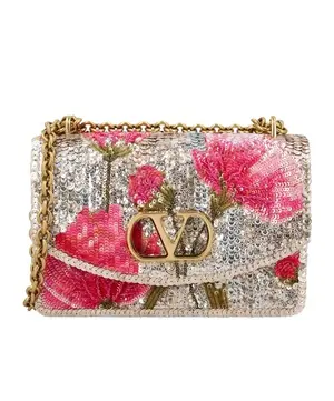 Valentino Garavani Logo Shoulder Bag - Multicolor