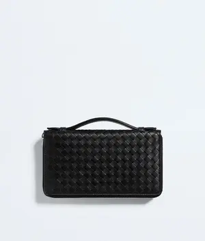 Bottega Veneta Intrecciato Piccolo Zip-around Organizer
