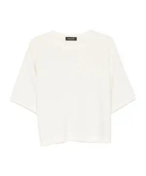Fabiana Filippi Sequin Embellished Boxy Knit Top
