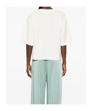 Fabiana Filippi Sequin Embellished Boxy Knit Top