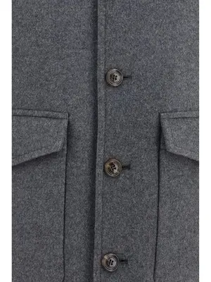 Valentino Garavani Button-up Straight Hem Jacket - No