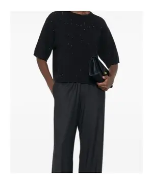 Fabiana Filippi Sequin-embellished Bouclé-knit Sweater