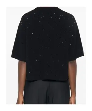 Fabiana Filippi Sequin-embellished Bouclé-knit Sweater