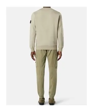 Stone Island Regular-fit Crewneck Sweatshirt With Raglan Sleeves
