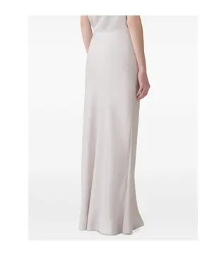Fabiana Filippi Satin-finish Maxi Skirt - White