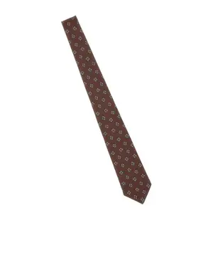 Kiton Micro Floral Seven-fold Tie