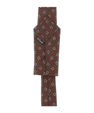 Kiton Micro Floral Seven-fold Tie