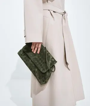 Bottega Veneta Giorno Woven Shoulder Bag