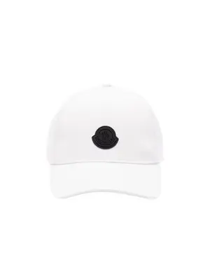 Moncler Logo Hat - White