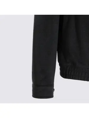 Brunello Cucinelli Zipper Beaver Cloth Bomber Jacket