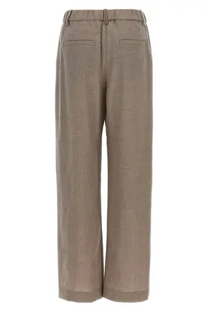 Brunello Cucinelli Pleated Wide-leg Trousers