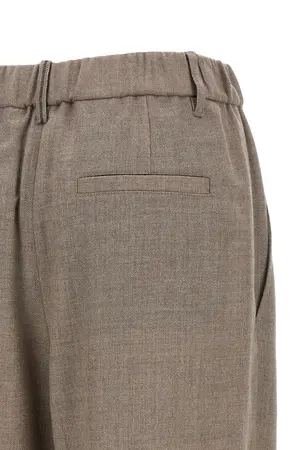 Brunello Cucinelli Pleated Wide-leg Trousers