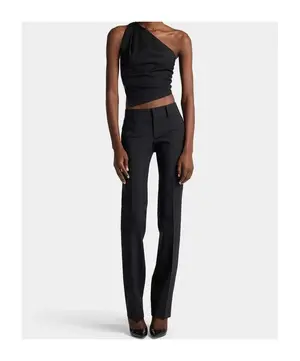 Dsquared2 Tailored Cigarette Pants With Peek-a-boo Detail