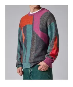 Paul Smith Abstract-pattern Crew Neck Sweater