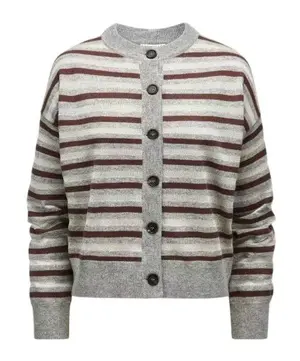 Brunello Cucinelli Long-sleeve Cardigan - Gray