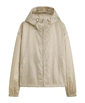 Dior Zipped Jacket With Hood - Nude