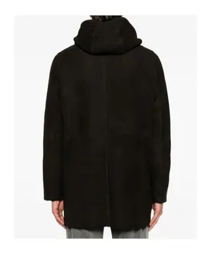 GIORGIO BRATO Long-sleeve Hooded Zip-up Jacket