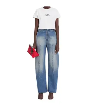 MAISON MARGIELA Short Sleeve Cropped T-shirt