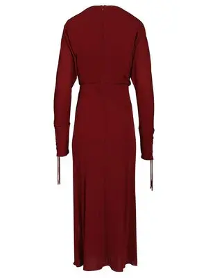 Max Mara Gocce Ruched Midi Dress