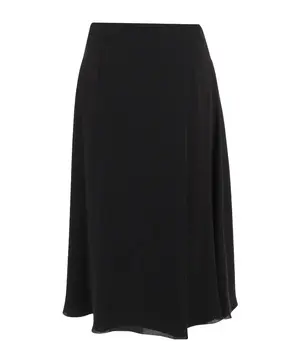 Valentino Garavani Back-slit Skirt - Black